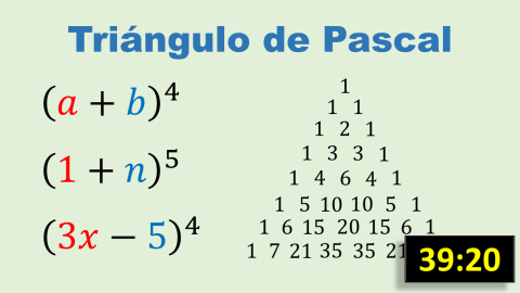 Triángulo de Pascal | videosdematematicas.com
